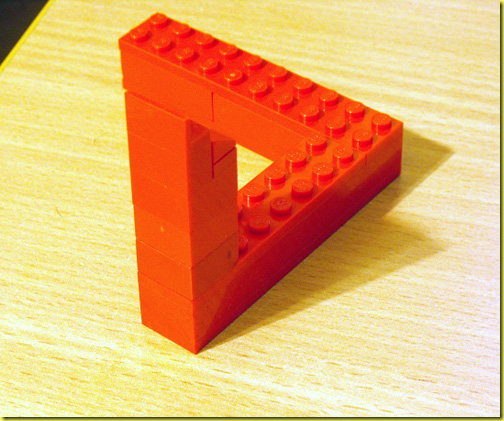 Il Potere Della Fantasia: Il Triangolo di Penrose con il Lego.
